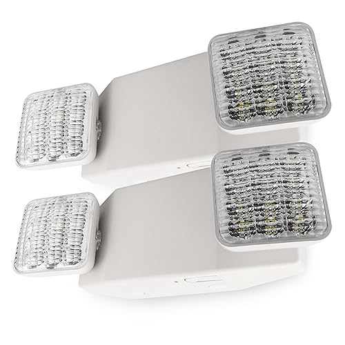 LFI Lights Emergency Lights for Business, LED Emergency Light with ...