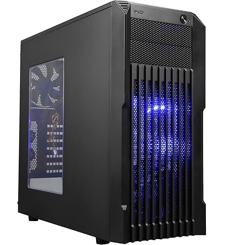 ROSEWILL Stryker M ATX Mid Tower Gaming Computer Case with Window ...