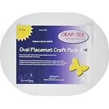 Amazon.com: Bosal Craf Tex Plus 4pc Placemat 18x13 White 4 Piece