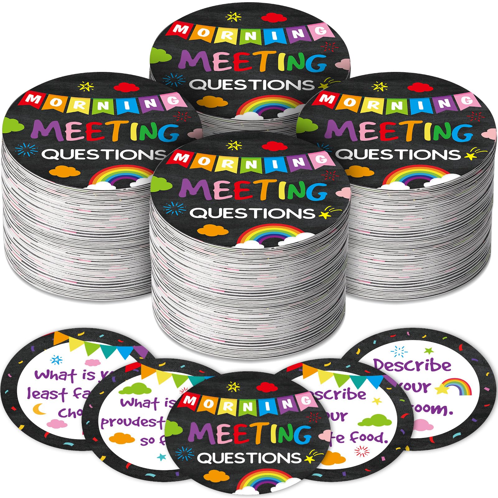 Mua 50 Morning Meeting Chips Questions Cards for Students, Classroom ...