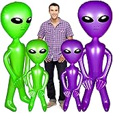 Amazon.com: 4 Pieces 63 Inch 35 Inch Inflate Alien Jumbo Alien Giant ...