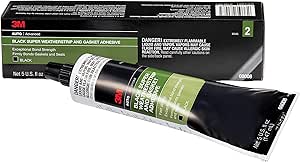 Amazon.com: 3M Black Super Weatherstrip and Gasket Adhesive, 08008, 5 ...