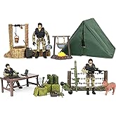Amazon.com: Click N’ Play Military Playset and Army Action Figures with ...