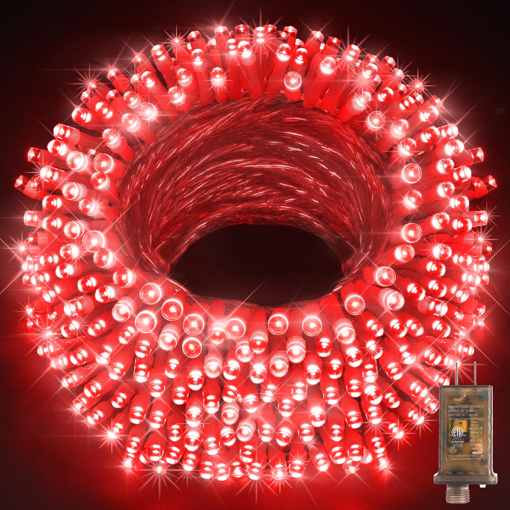 KNONEW 403ft 1000 LED String Lights Outdoor Christmas Lights 8 Modes ...