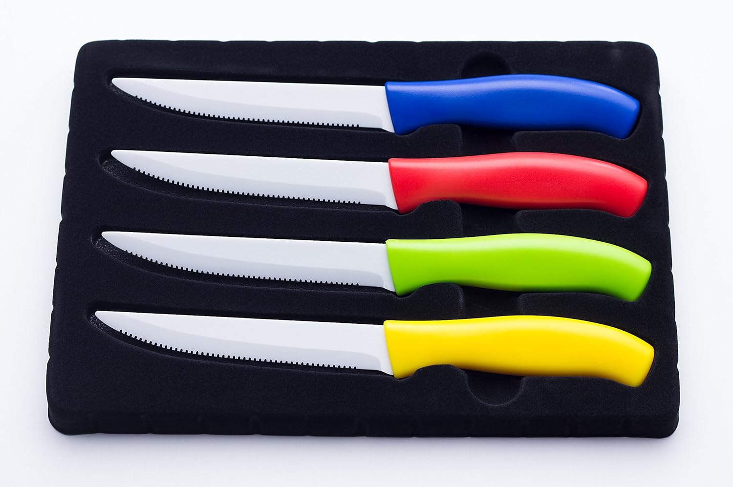 Top Specialty Knives Ariel EDGE Quick Cut Ceramic Steak Knife Set No ...