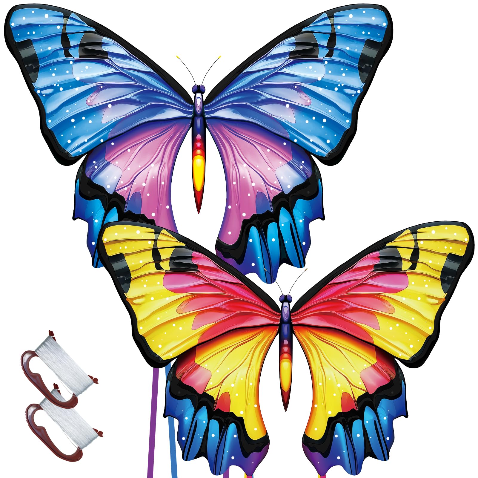 TOY Life Giant 48.4'' Butterfly Kites Easy to Fly for Kids Adults with ...
