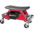 Amazon.com: Powerbuilt Heavy Duty Roller Mechanics Seat and Brake Stool ...