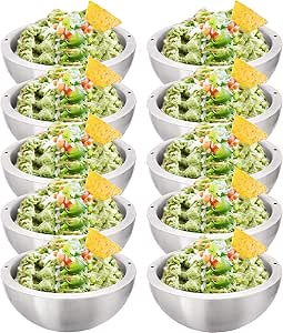 Amazon.com: Dip Chiller Bowl - LARGE 30oz - Durable Stainless Steel ...