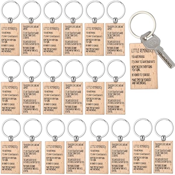 Positive Keychain Motivational Quotes Keychain SVG Small Gifts For ...