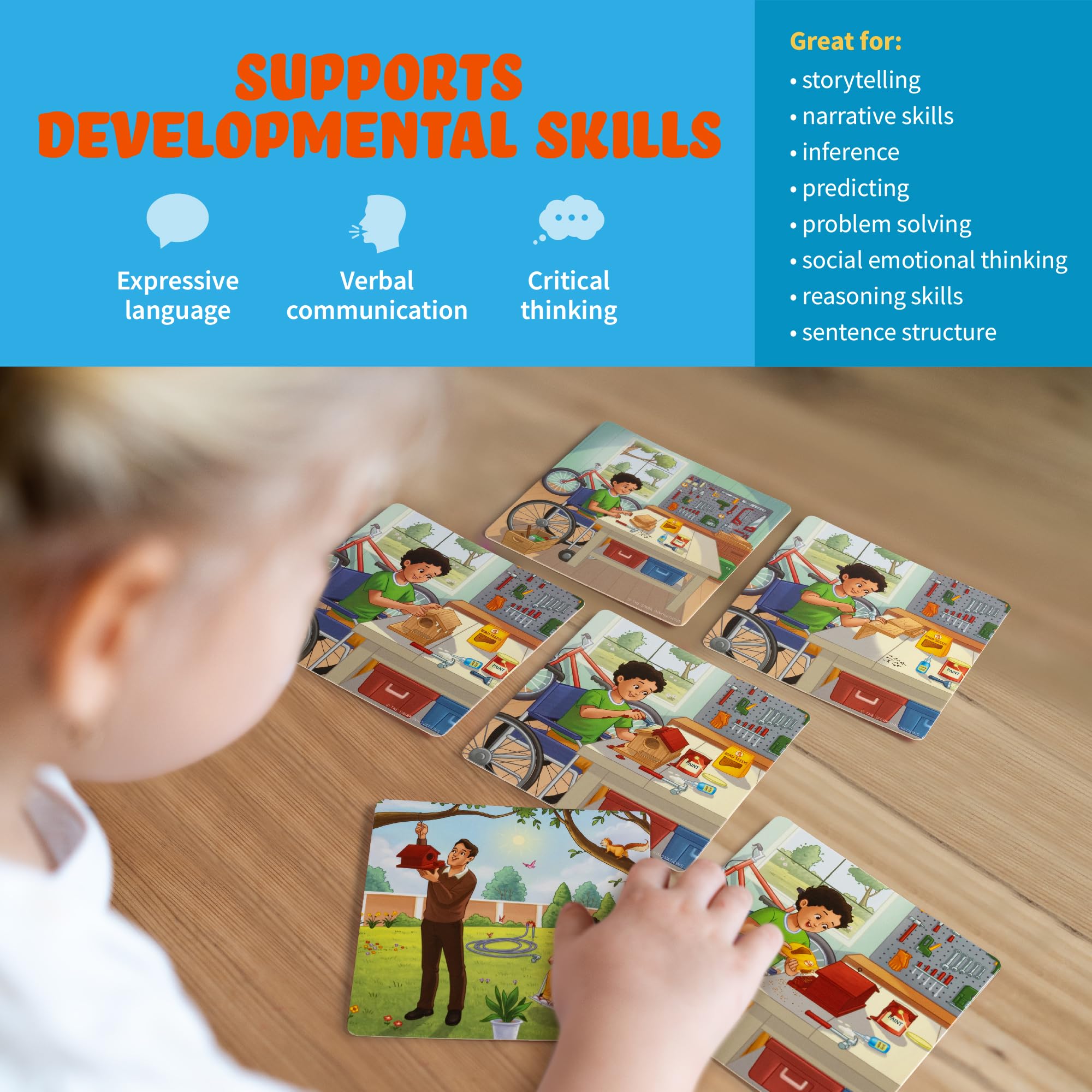 Mua SPARK INNOVATIONS Sequencing Cards, Speech Therapy, Autism Therapy ...