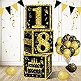 Amazon.com: Eiurteao 3pcs 18th Birthday Decorations Boxes for Boys ...