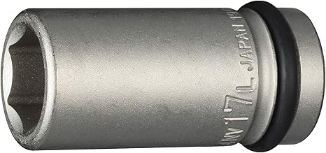 Amazon | トネ(TONE) インパクト用ロングソケット 差込角12.7mm(1/2") 4NV-17L 二面幅17mm | DIY・工具・ガーデン