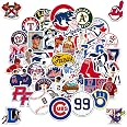 Amazon.com: 100 Cool Baseball and Softball Stickers Mix and Match ...