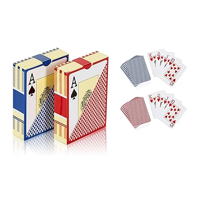 Buy 2 Deck of Plastic Waterproof Poker Cards and Playing Cards with ...