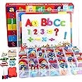 Amazon.com: 253 PCS Magnetic Letters and Numbers Kit with Double-Sided ...