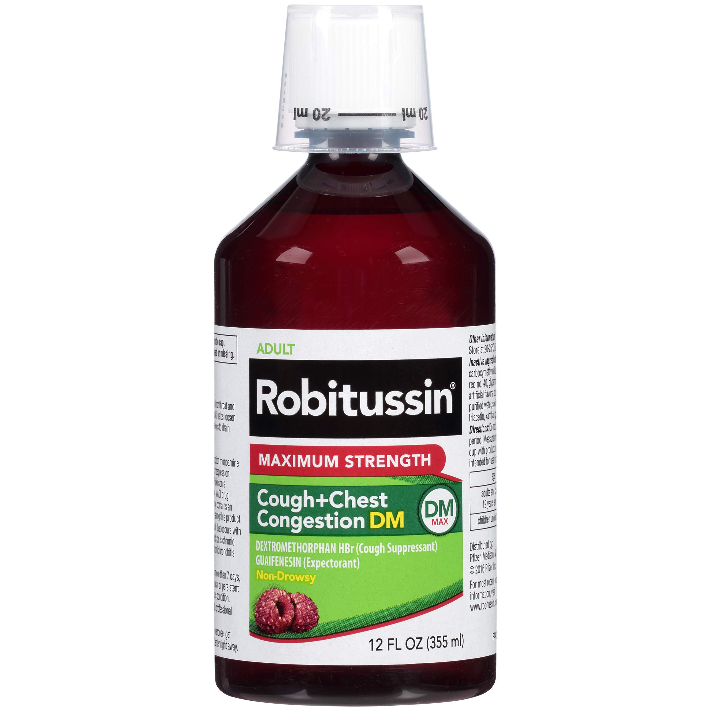 Mua Robitussin Adult Maximum Strength Cough + Chest Congestion DM Max ...