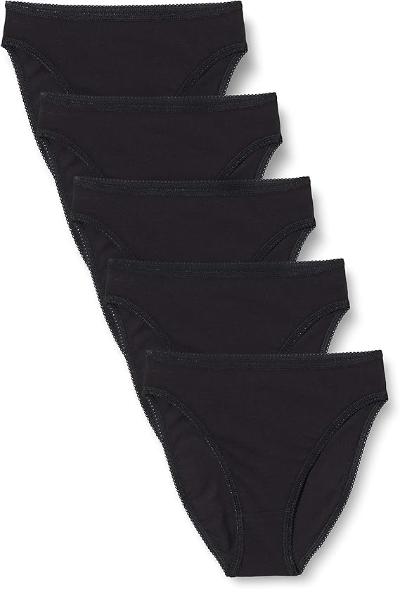 Iris & Lilly Women's Brief, Pack of 5: Amazon.co.uk: Clothing
