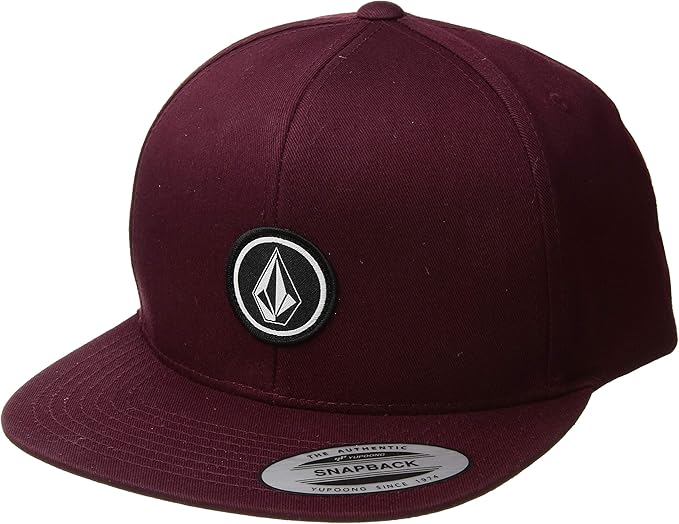 Volcom Men's Quarter Twill Hat Baseball Cap, Bordeaux Brown, One size ...