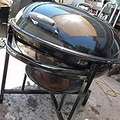 Amazon.com : Weber 60020 The Ranch Charcoal Kettle Grill : Freestanding ...