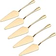 Amazon.com | Gold Pie Server Stainless Steel, HOFTEN Cake Pie Pastry ...