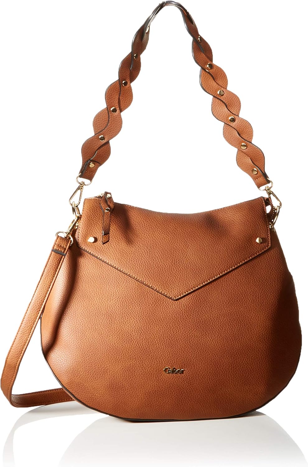 Gabor Umhängetasche Damen Divina, Braun (Cognac), 33x26x11 cm, Gabor ...