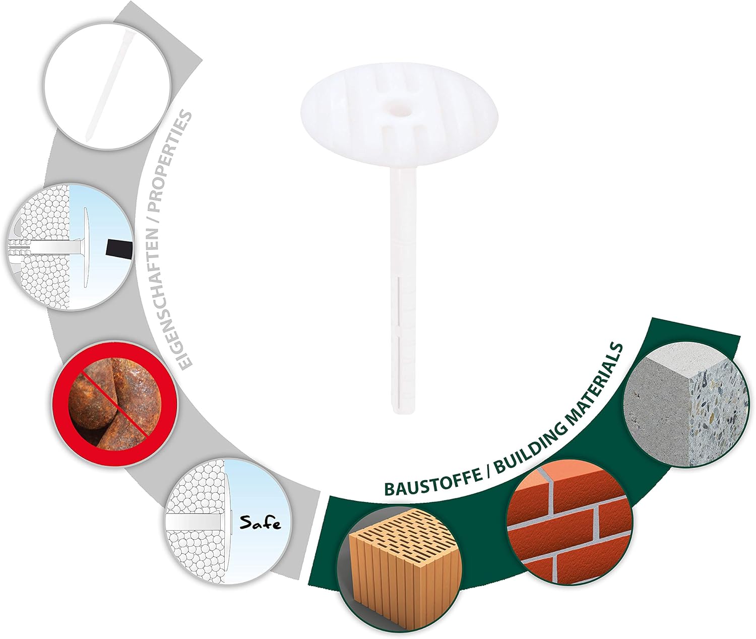 TOX insulation dowels Husky 8 x 120 mm, 50 pieces, 02210245 – BigaMart