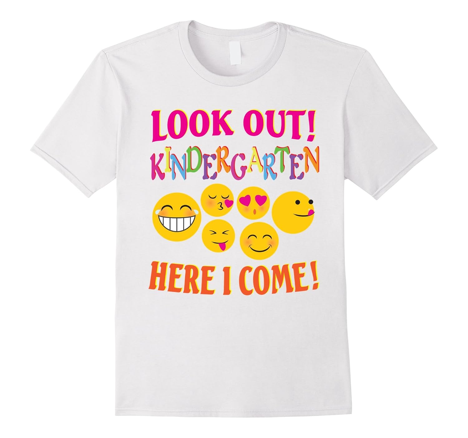 Look Out Kindergarten Here I Come Back To School Shirt-Art – Artvinatee