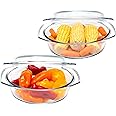 Amazon.com: Simax Casserole Dish Set, Set of 2 Casserole Dish with Lid ...