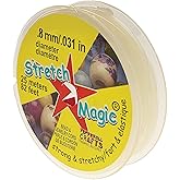 Amazon.com: Stretch Magic Bead & Jewelry Cord - Strong & Stretchy, Easy ...