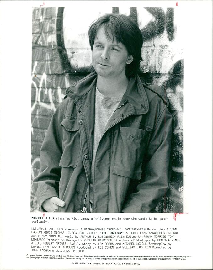 Amazon.com: Vintage photo of Michael J. Fox American-Canadian actor ...