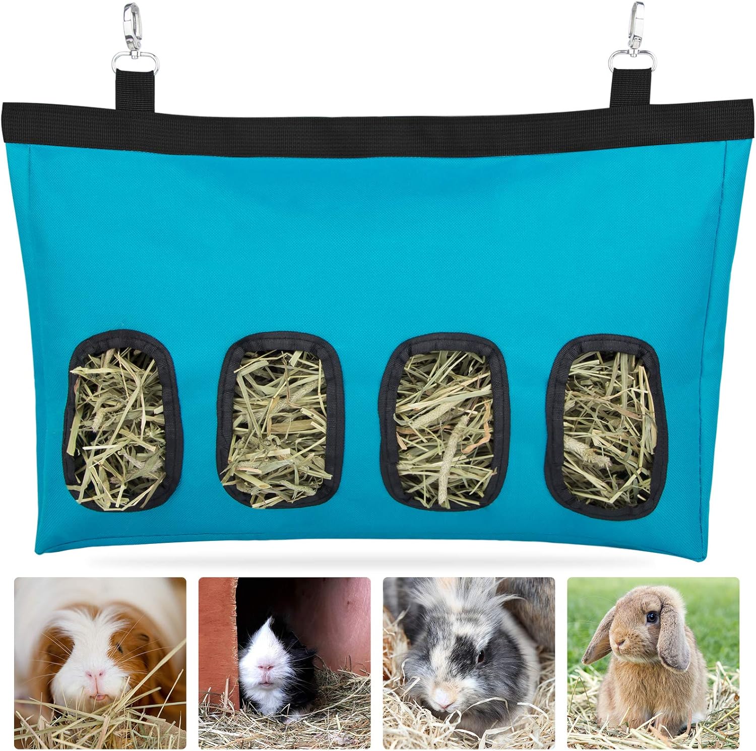 Amazon.com: Rabbit Hay Feeder Bag, Guinea Pig Hay Feeder Storage ...
