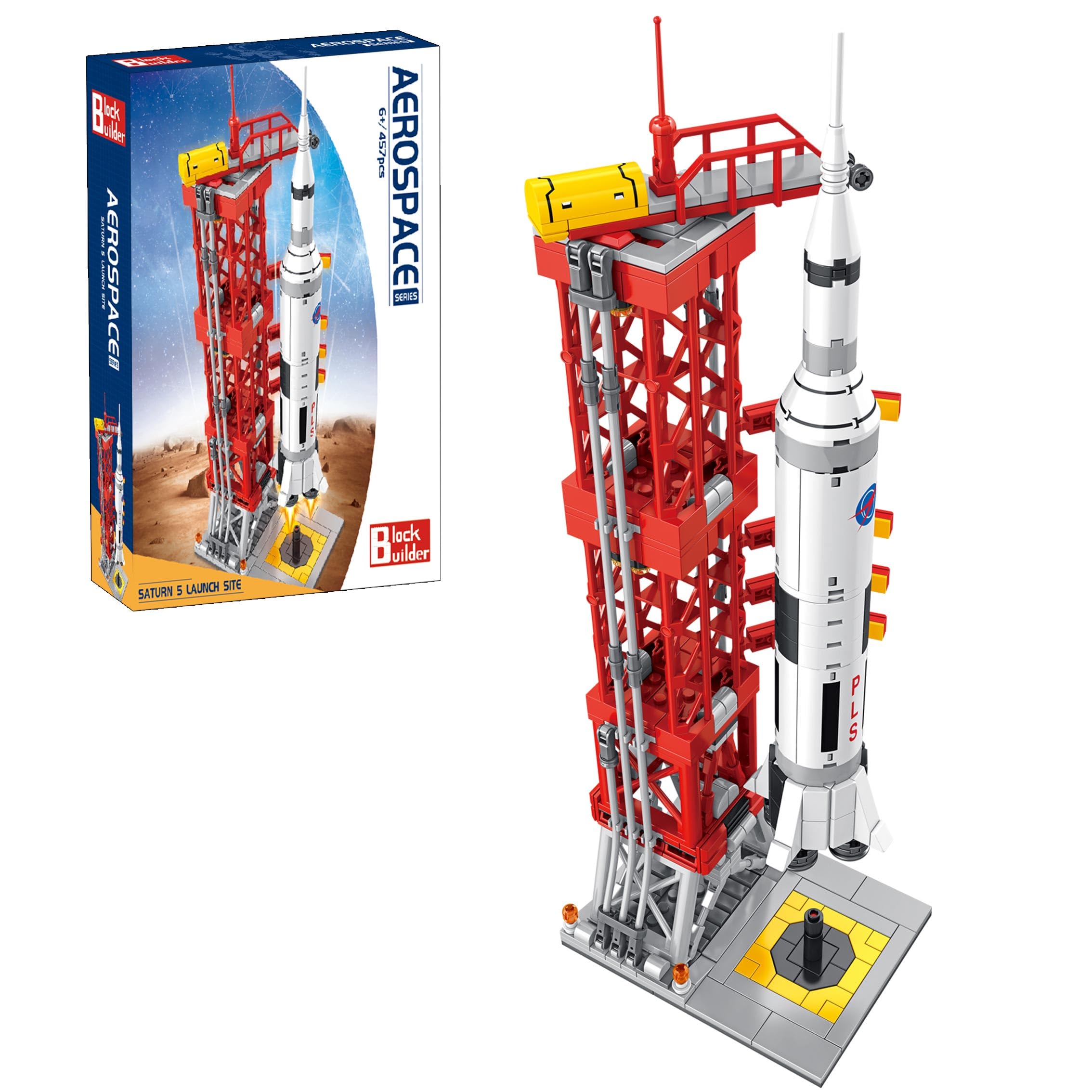 Mua Rocket Launch Building Block Set (457 Pieces) Space Series Building ...