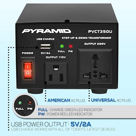 Mua Pyramid Step Up and Down Converter -350 Watt Voltage Converter ...
