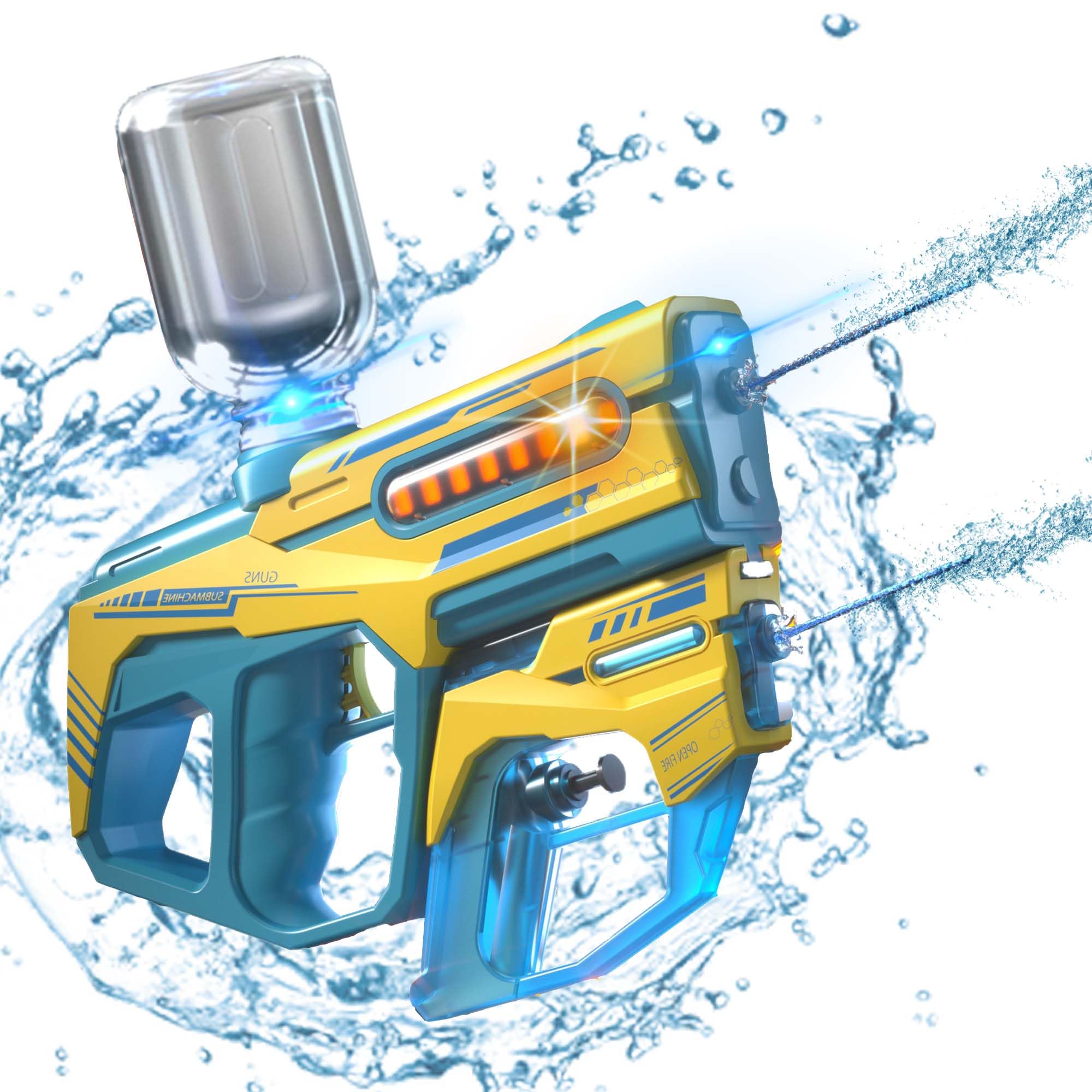 BYTEWAR Strongest Electric Squirt Guns,Pulse Automatic Water Gun & Manual Water Pistol Merge ...