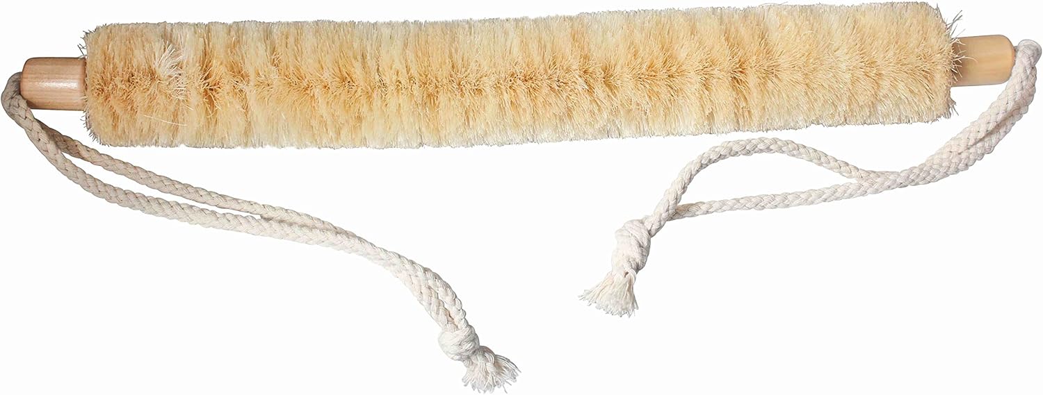 Hydrea London Natural Sisal Exfoliating Back Strap Japanese Spa Large ...