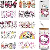 Amazon.com: AFRITEE UV DTF Cup Wraps - 8 Sheets Funny Downtown Girl ...