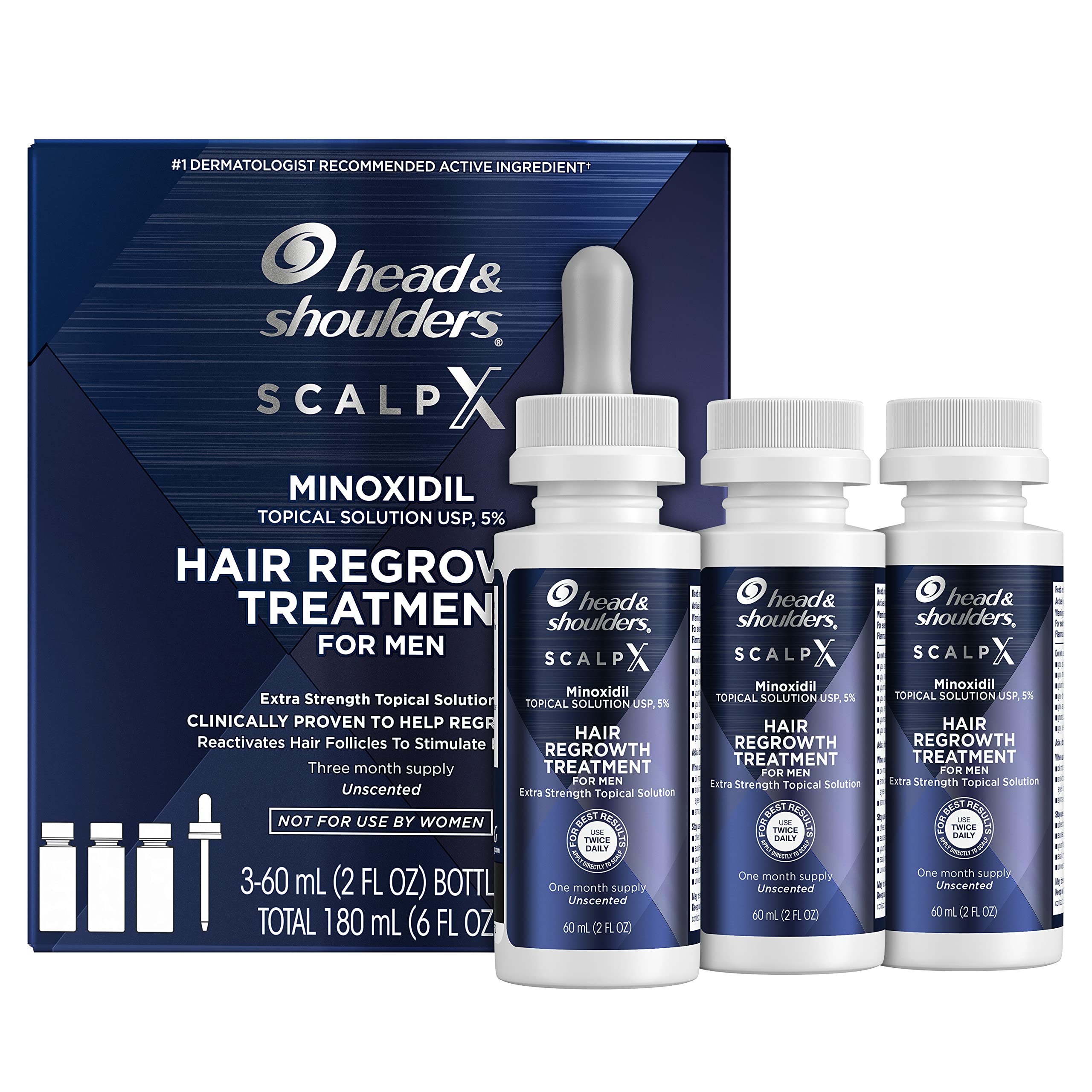 Mua Scalp X 5% Minoxidil Hair Regrowth 2x Daily Leave-On Treatment for ...