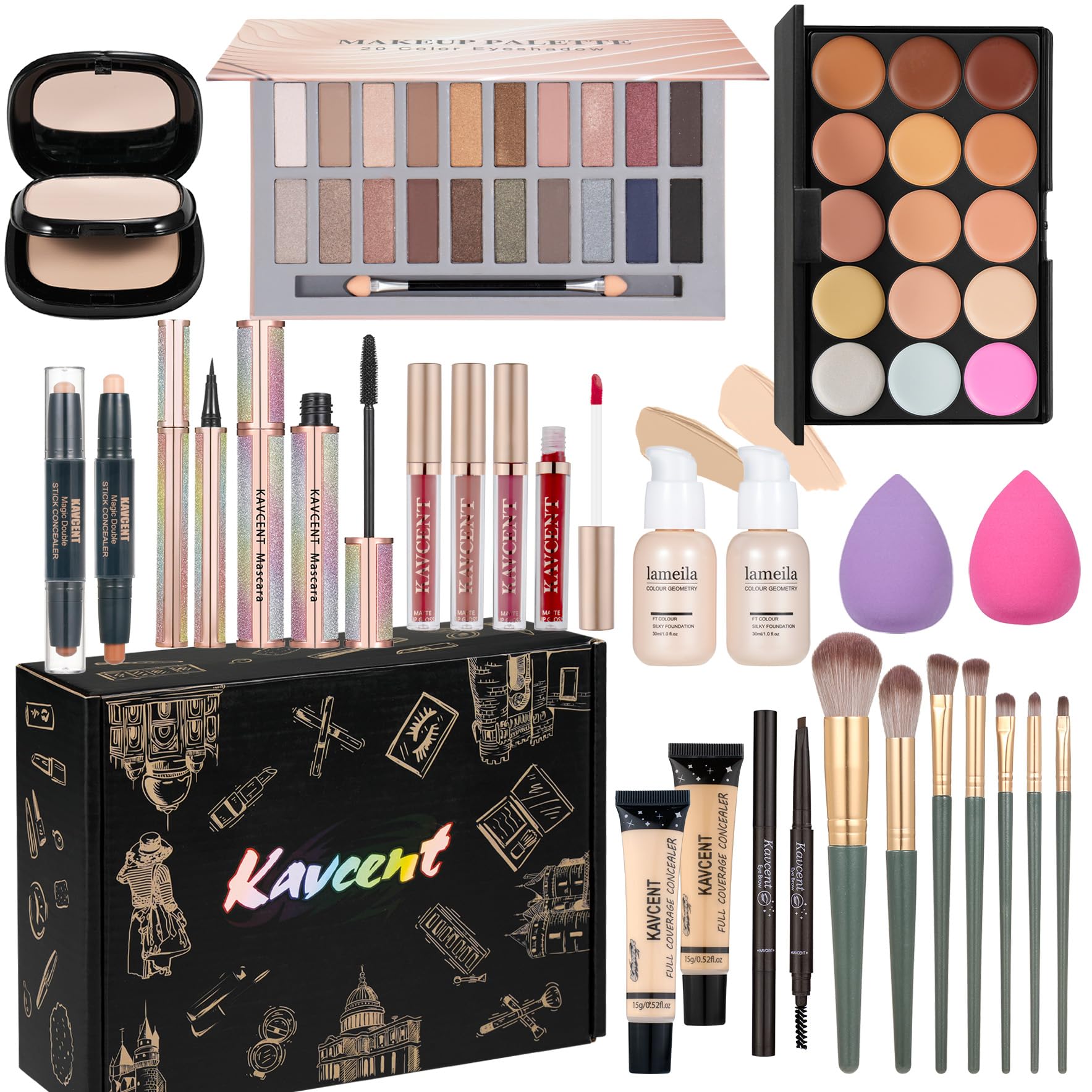 Makeup Set Makeup Kit for Women Full Kit Makeup Sets for Teens Women ...