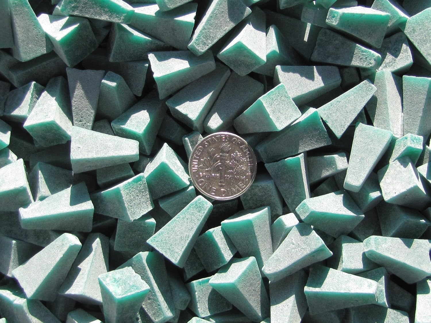 3/8 X 5/8 Pyramid Plastic Tumbling Tumbler Tumble Dark Green Media X ...