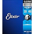 Amazon.com: Elixir Strings, Electric Guitar Strings, Nickel Plated Steel with POLYWEB Coating ...