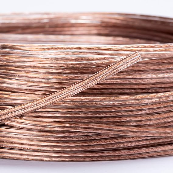 Cable de alimentación de cobre 5 m, 2 x 0,5 mm, transparente, aislado ...