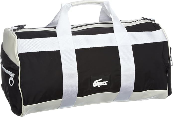 Lacoste Mens Tennis Bag Gym Bag Black Schwarz (bl 000) Size: 65x30x30 ...