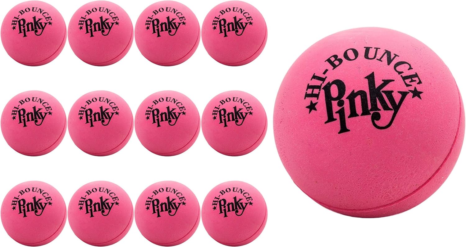 Amazon.com: JA-RU Pinky Ball (12 Pack) 2.6" Hi Solid Super Bounce Large ...