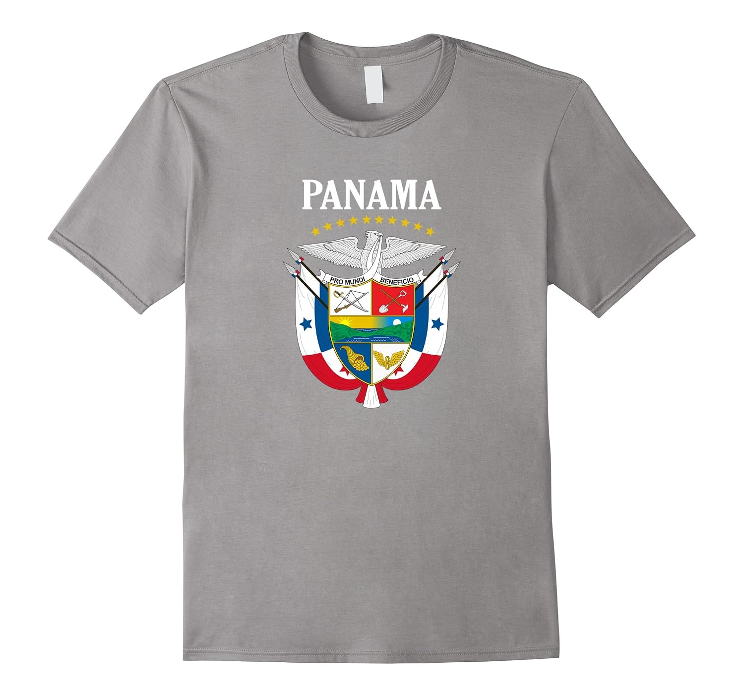 Panama Coat of Arms National Emblem T-Shirt-4LVS