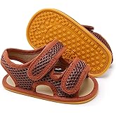 Amazon.com | Baby Boys Girls Sandals Rubber Sole Outdoor First Walker Toddler Girls Boys Summer ...