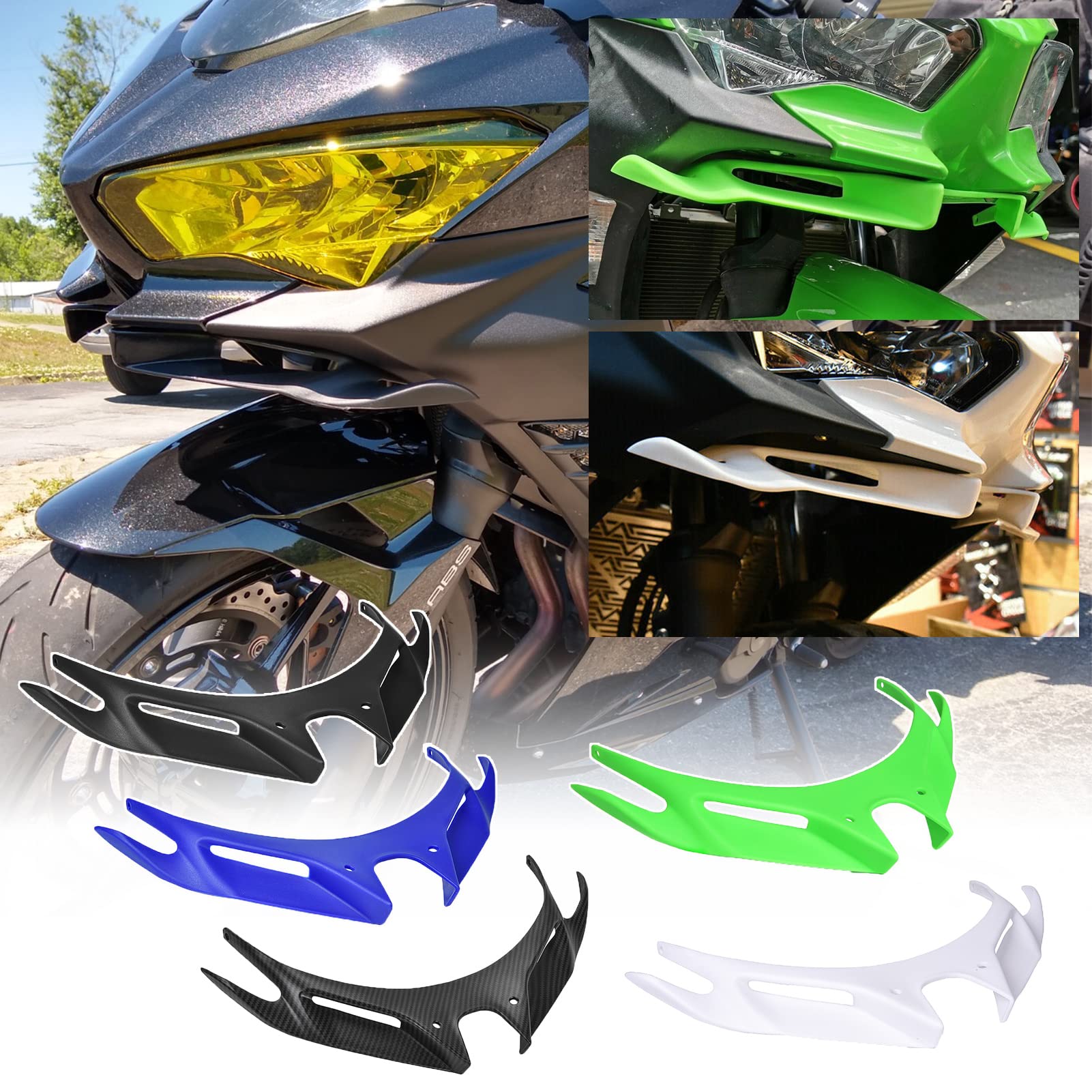 Mua TAZGANTAX Motorcycle Front Fender Beak Nose Cover Ninja 400 250 ...