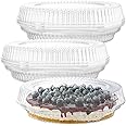 Amazon.com: Supellectilem 10" Plastic Disposable Pie Containers with ...