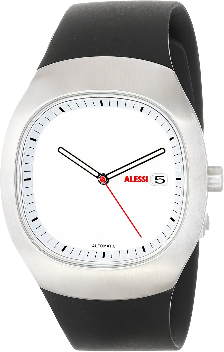 Amazon.com: Alessi Men's AL21000 "Ray" Stainless Steel Automatic Watch ...