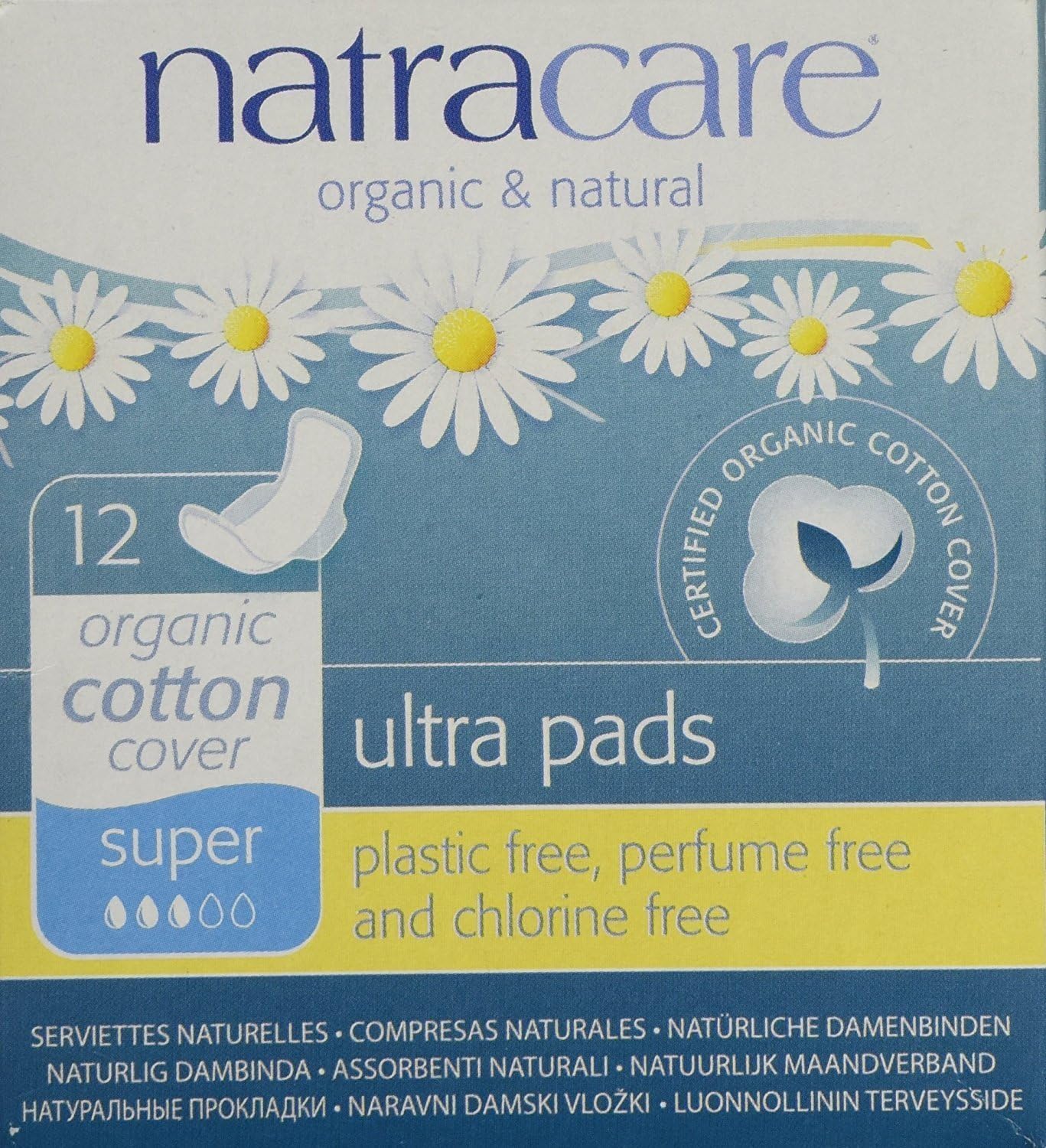 (LOT DE 3) - Natracare Natural Ultra Pads Super With Wings | 12s | 3 ...