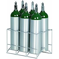 Amazon.com: 6 Cylinder Metal Rack for M6 Oxygen Cylinders : Health ...